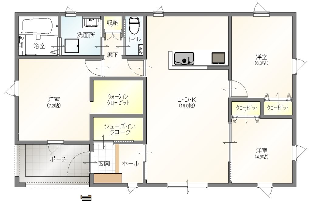 EW-26A - 平屋GOOD（平屋グッド）広島・福山の平屋住宅専門店・フラットハウス